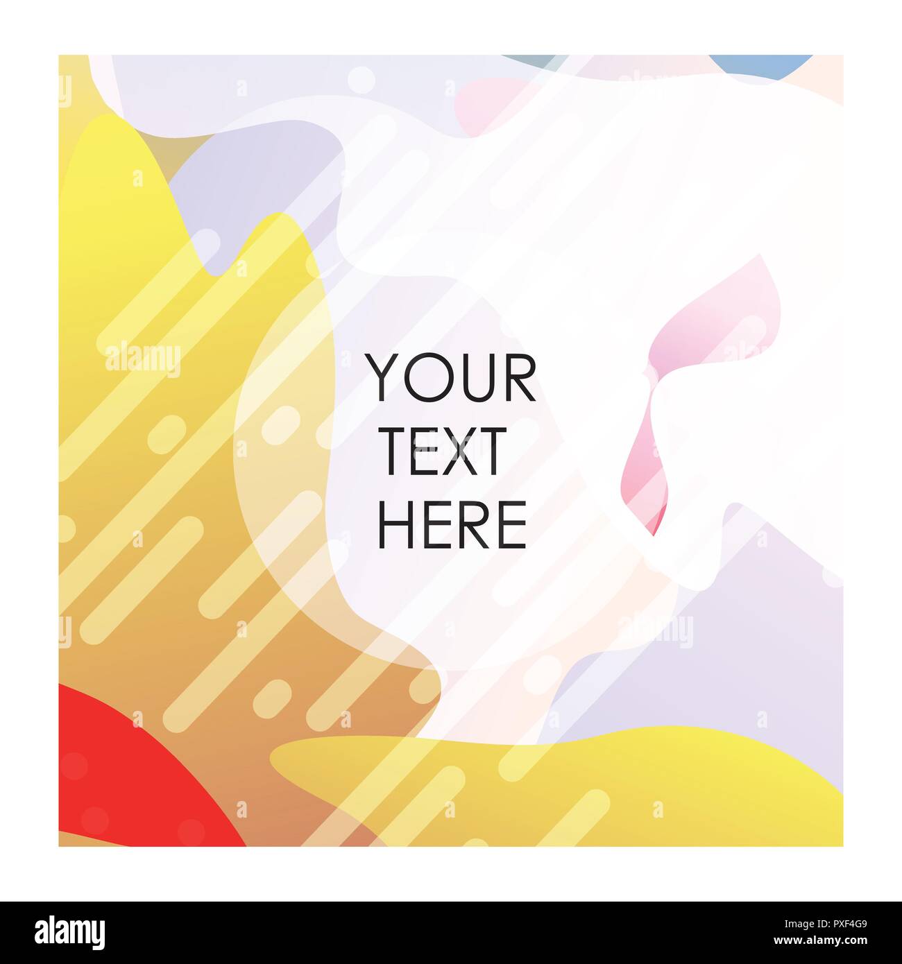 Colorful background with typography design vector Stock Vector Image ...