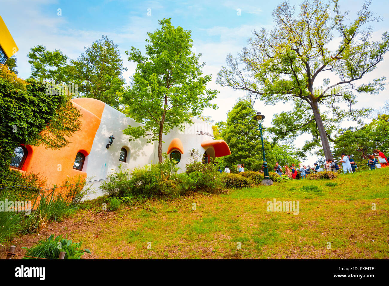 Tokyo, Japan - April 29 2018: Ghibli museum is a place that shows the ...