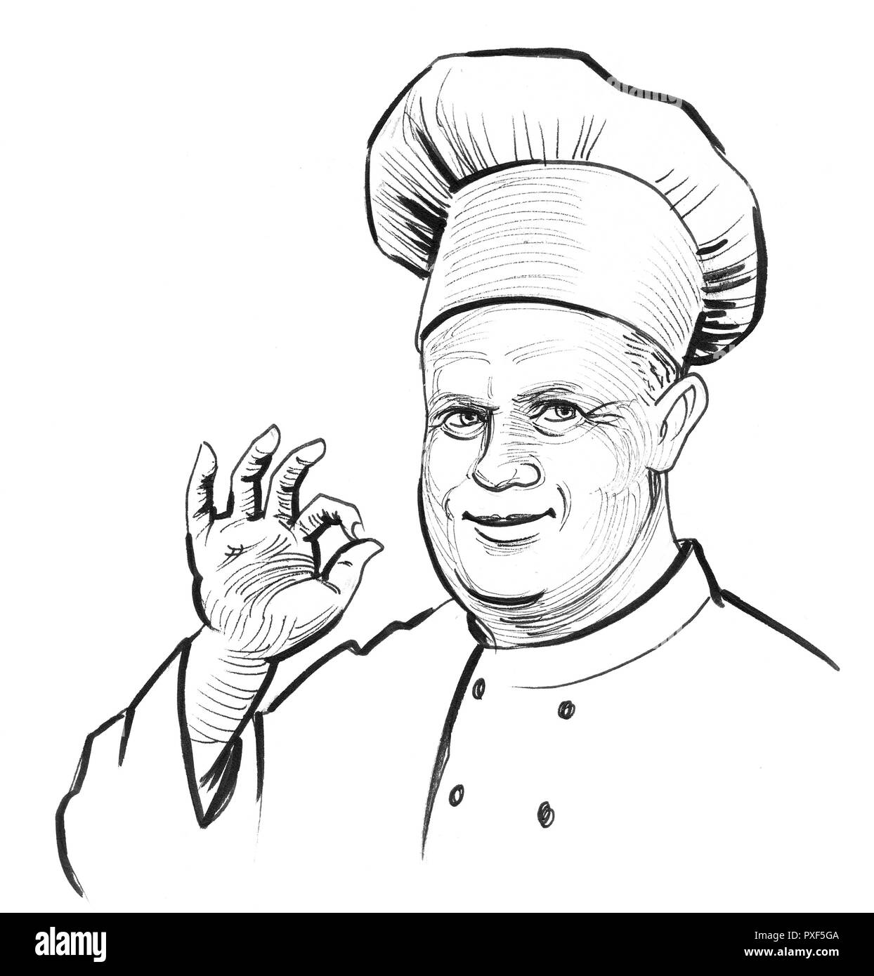 Chef character hi-res stock photography and images - Alamy