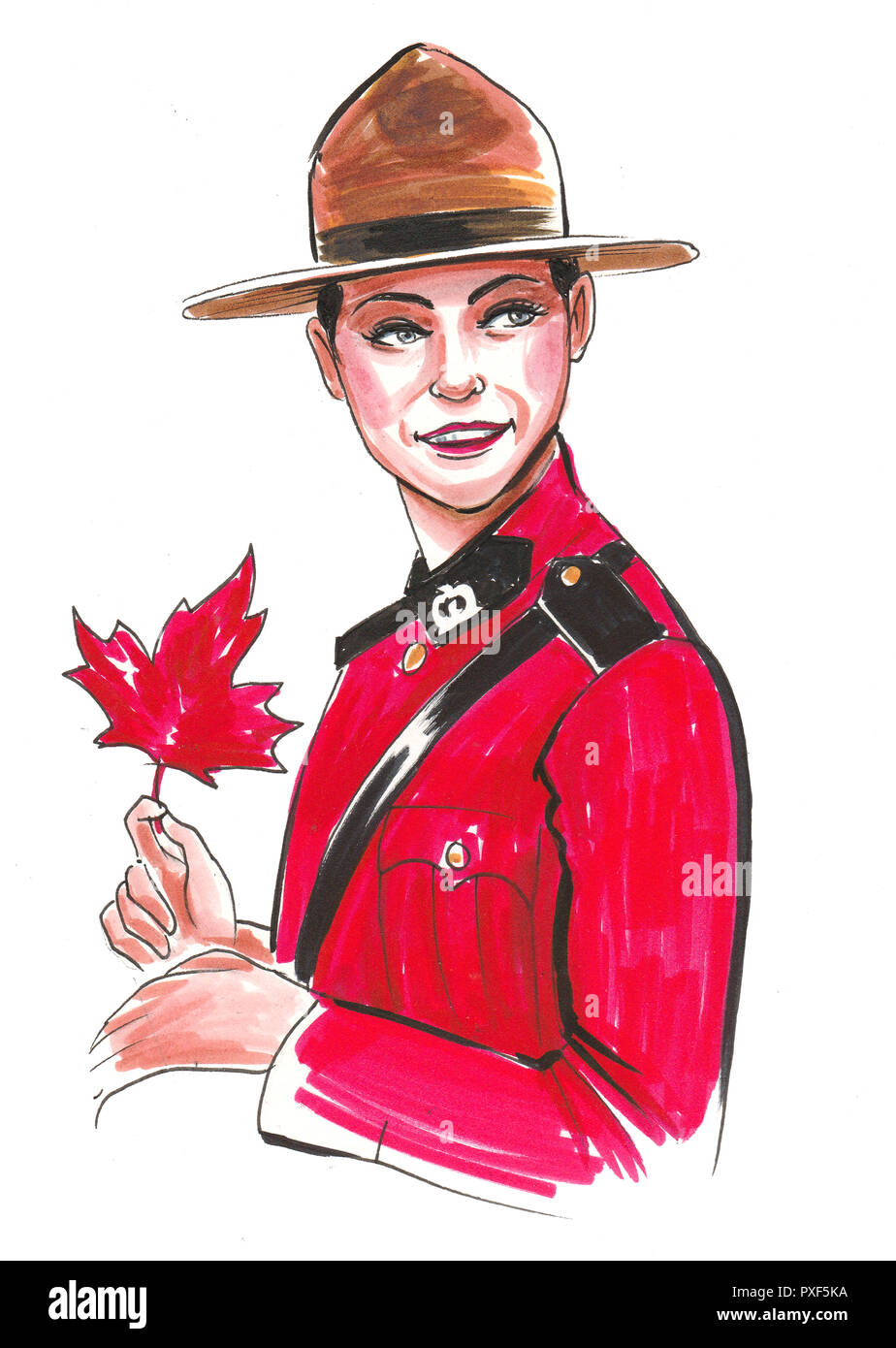 Rcmp officer Cut Out Stock Images & Pictures - Alamy