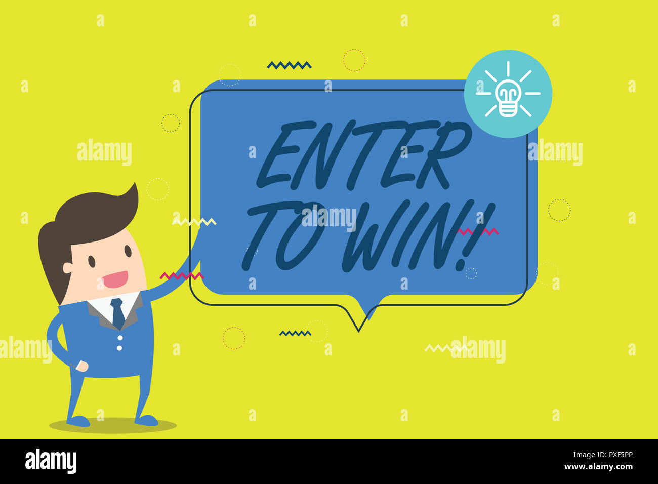 Handwriting text writing Enter To Win. Concept meaning Sweepstakes ...