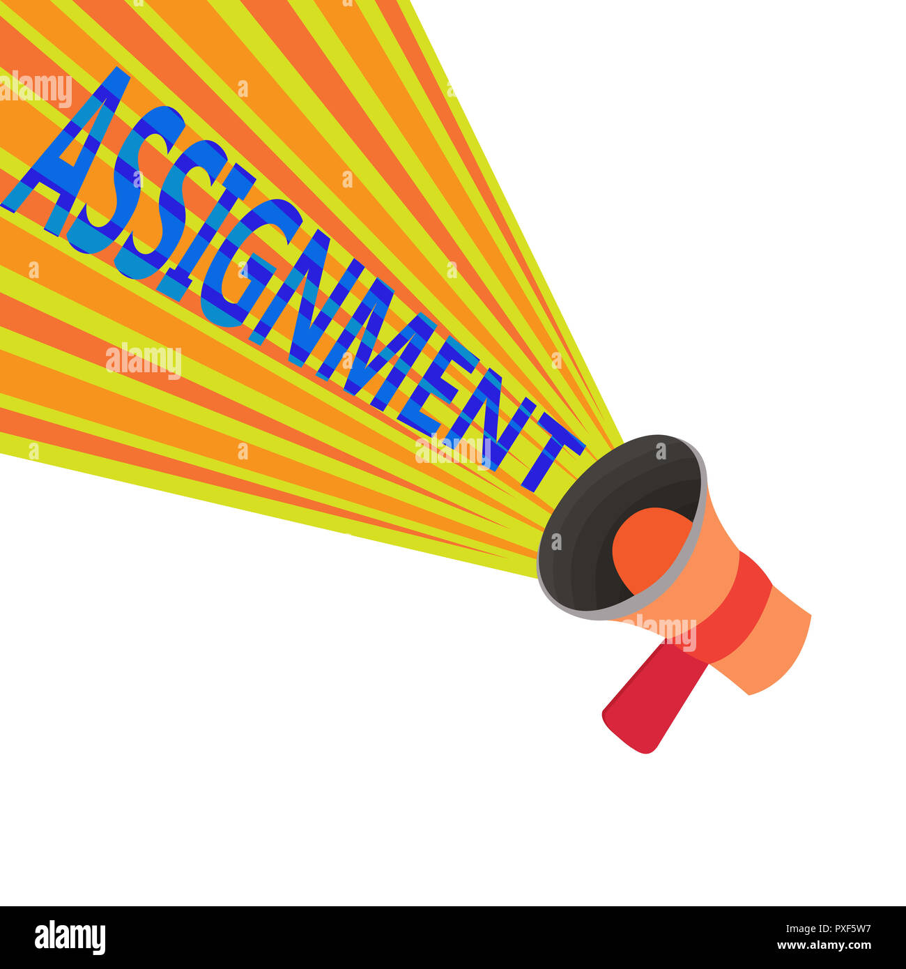 Handwriting text Assignment. Concept meaning Task Particular job ...