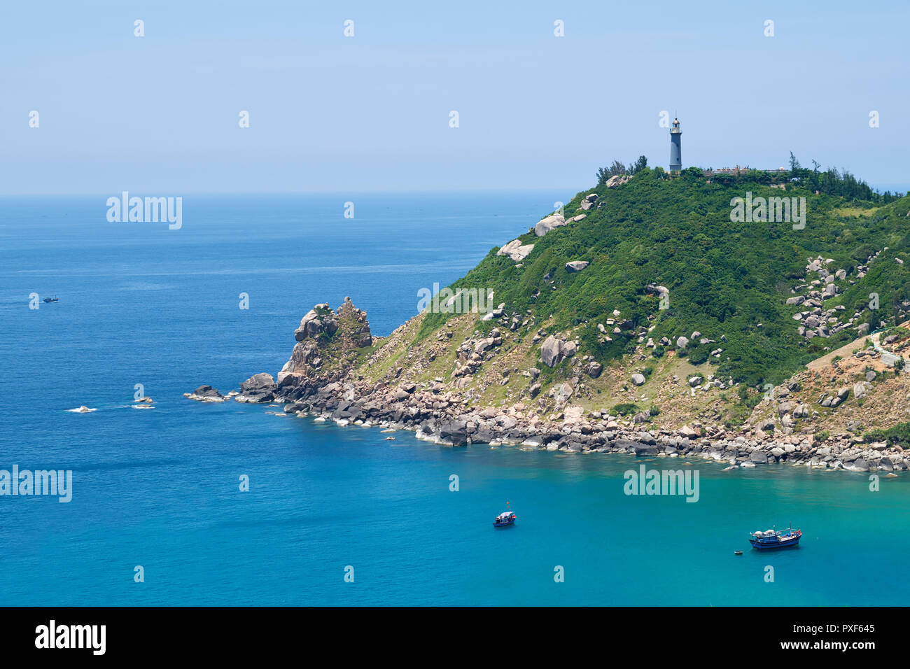 Mui Dien Lighthouse, Phu Yen, Vietnam Stock Photo - Alamy