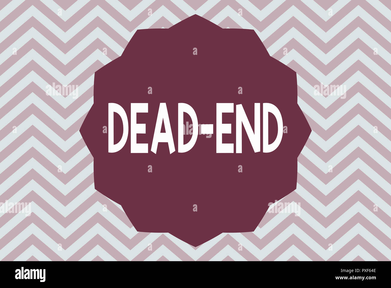 Word writing text Dead End. Business concept for reaching limit of road ...