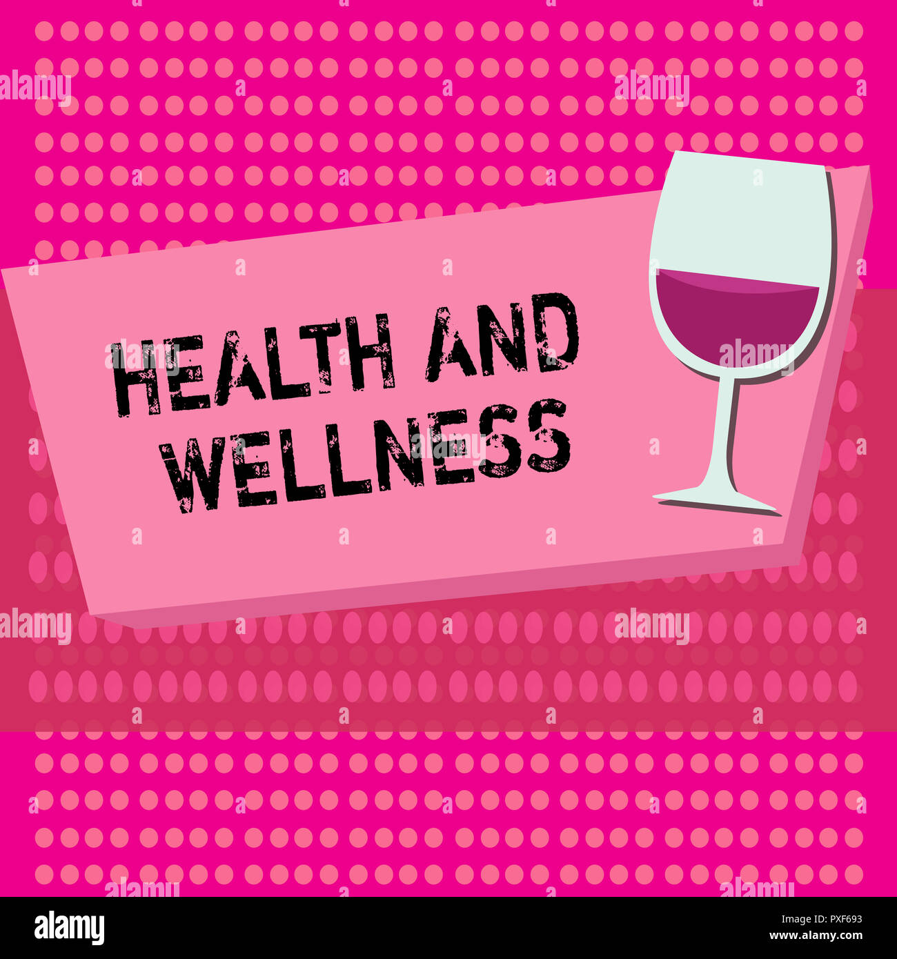 Text sign showing Health And Wellness. Conceptual photo state of ...