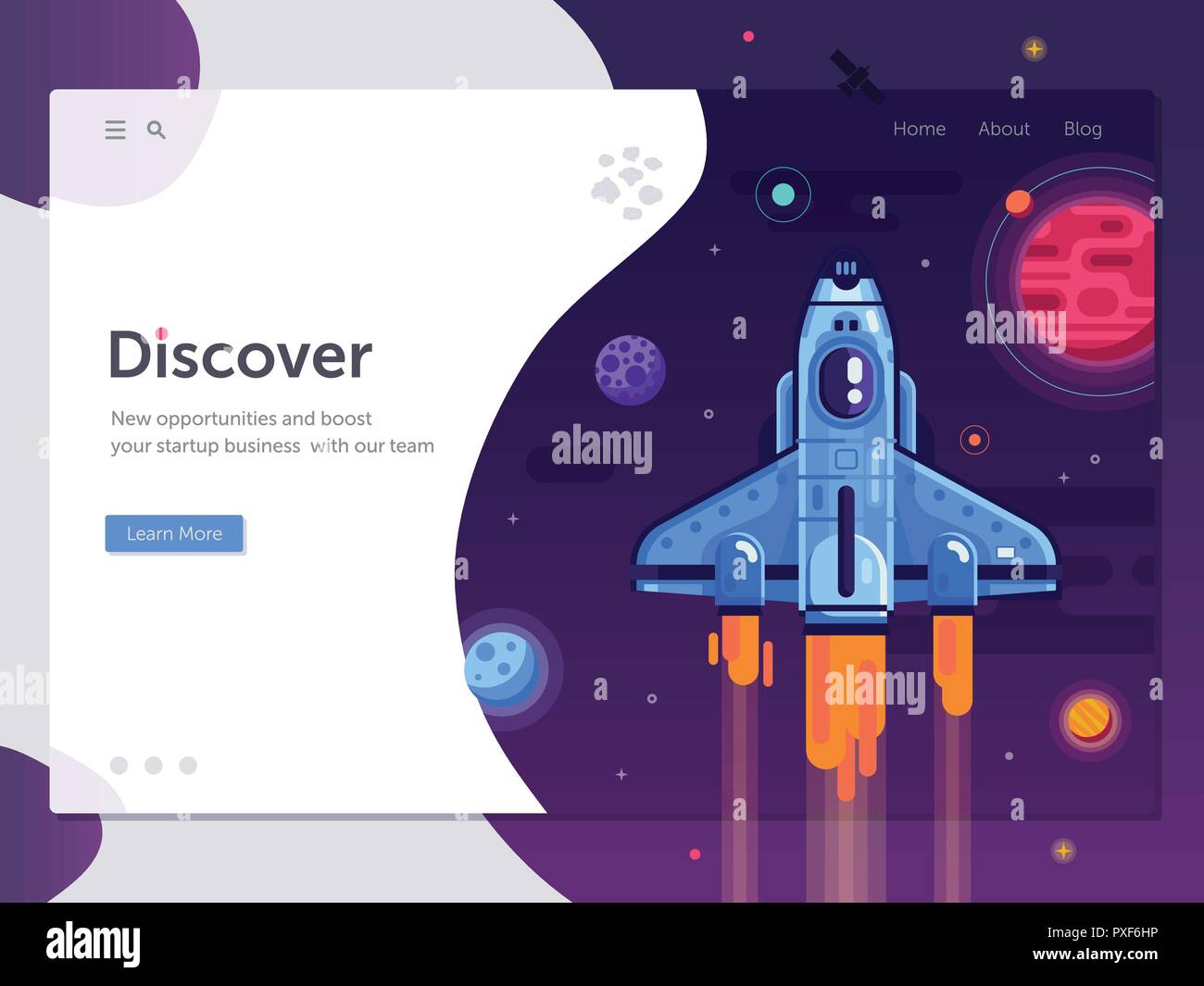 Advertising launch Stock Vector Images - Alamy