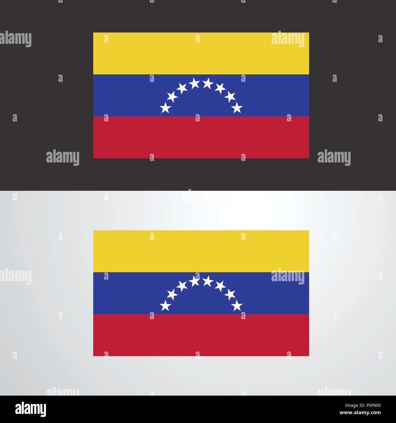 Vector flagpole with venezuela flag Stock Vector Images - Alamy