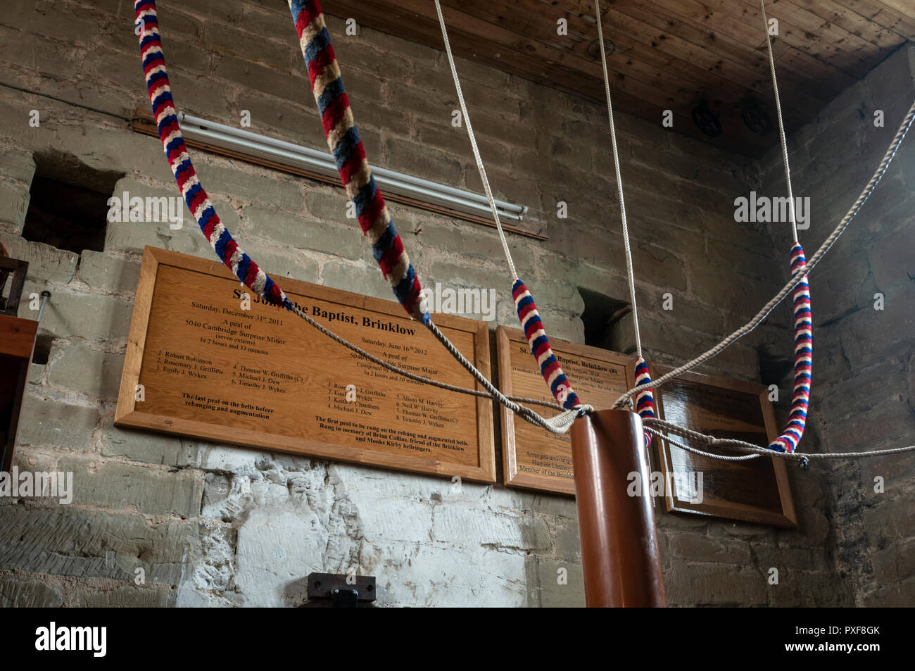 Church bell ropes uk hi-res stock photography and images - Alamy