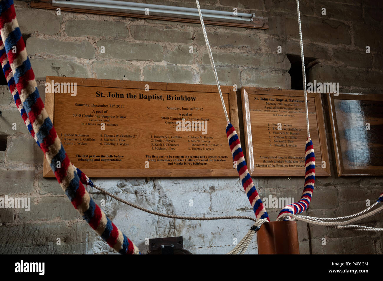 Church Bell Ropes Ringing High Resolution Stock Photography and Images ...