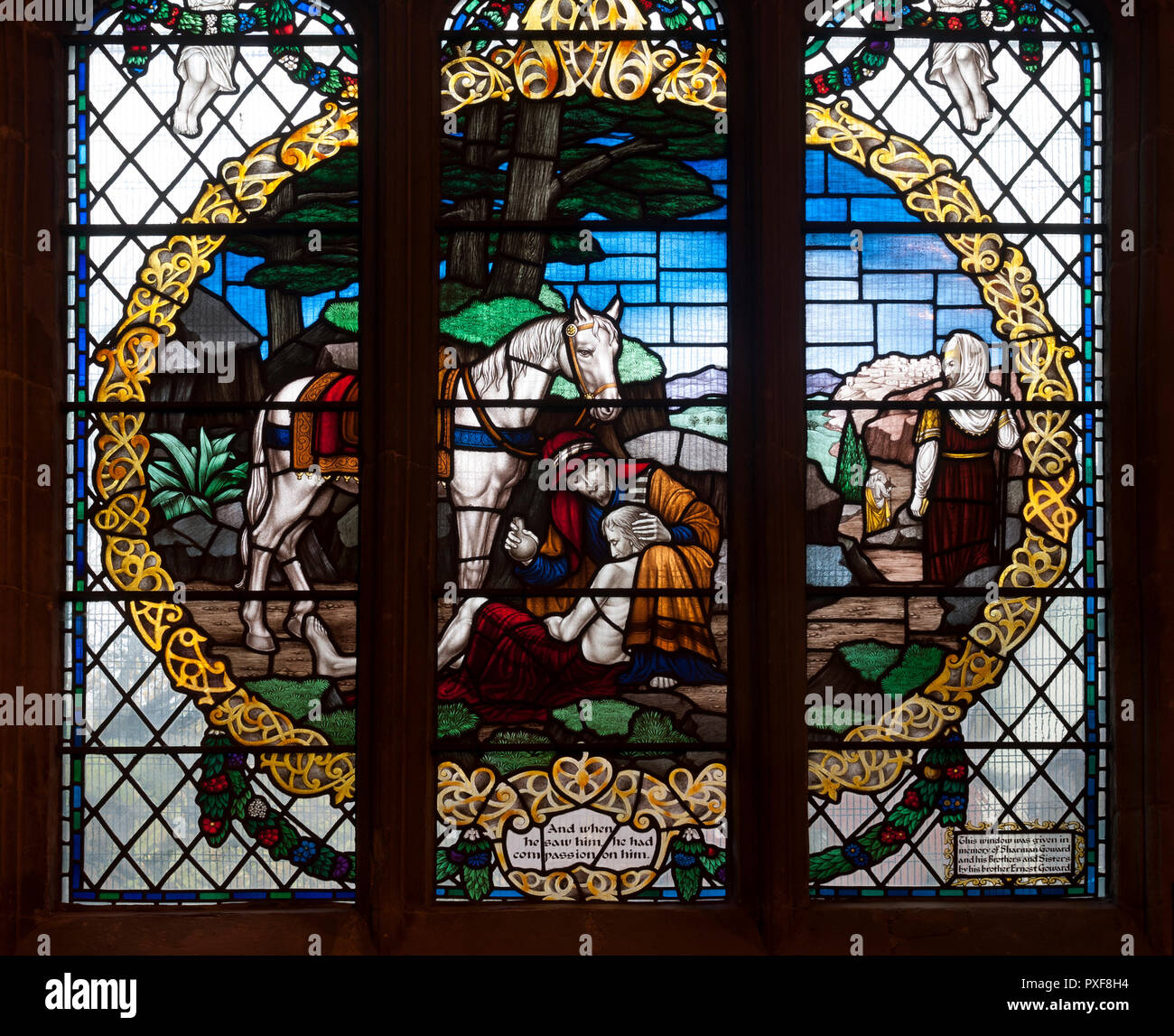 Good samaritan window hi-res stock photography and images - Alamy