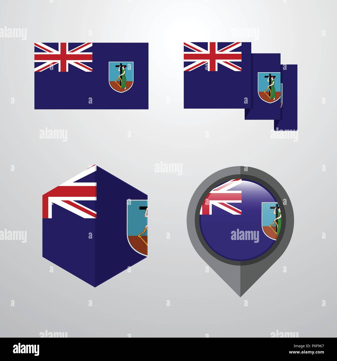 Montserrat vector vectors hi-res stock photography and images - Alamy