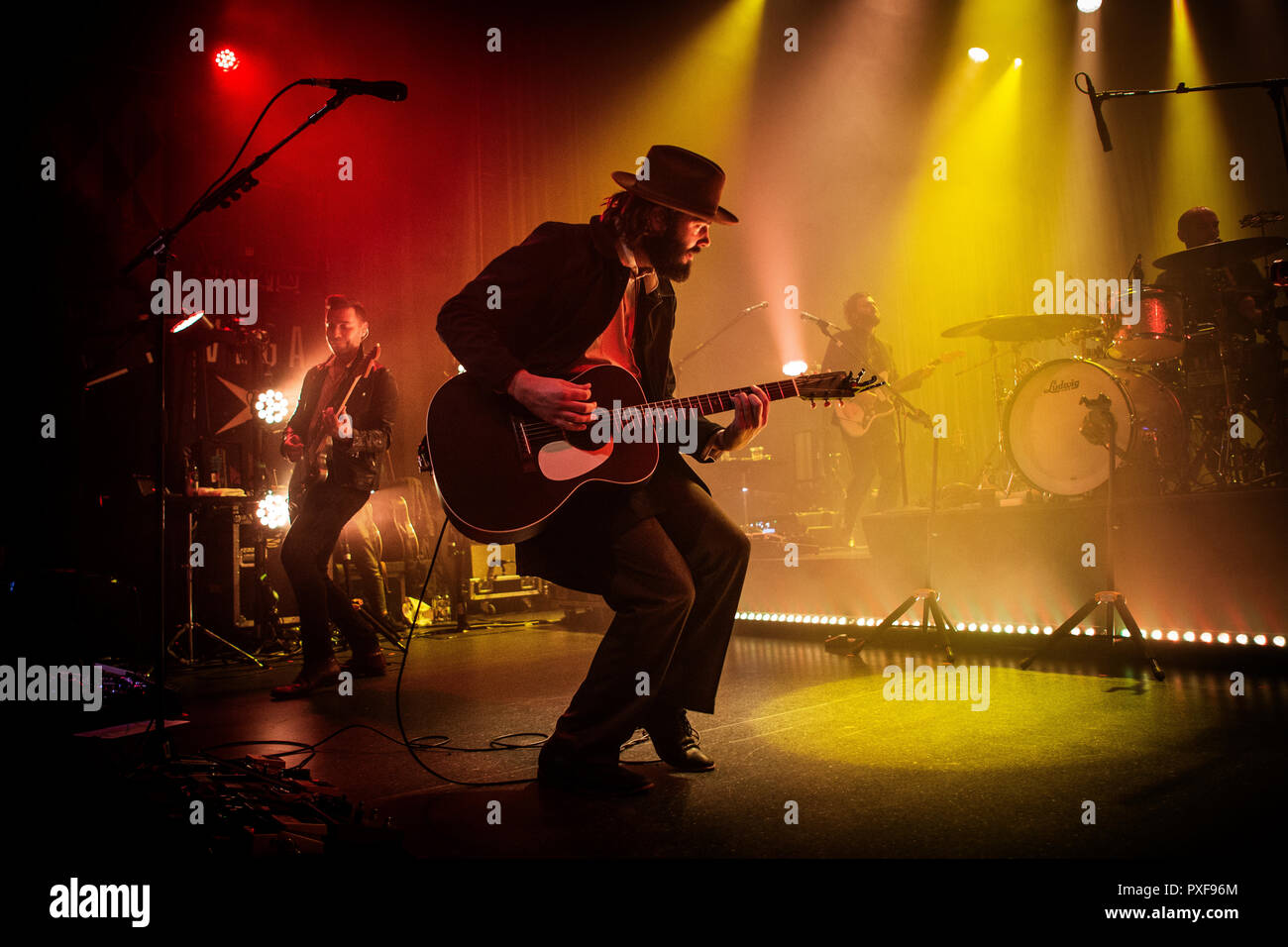 Denmark, Copenhagen - October 19, 2018. The American indie folk band ...