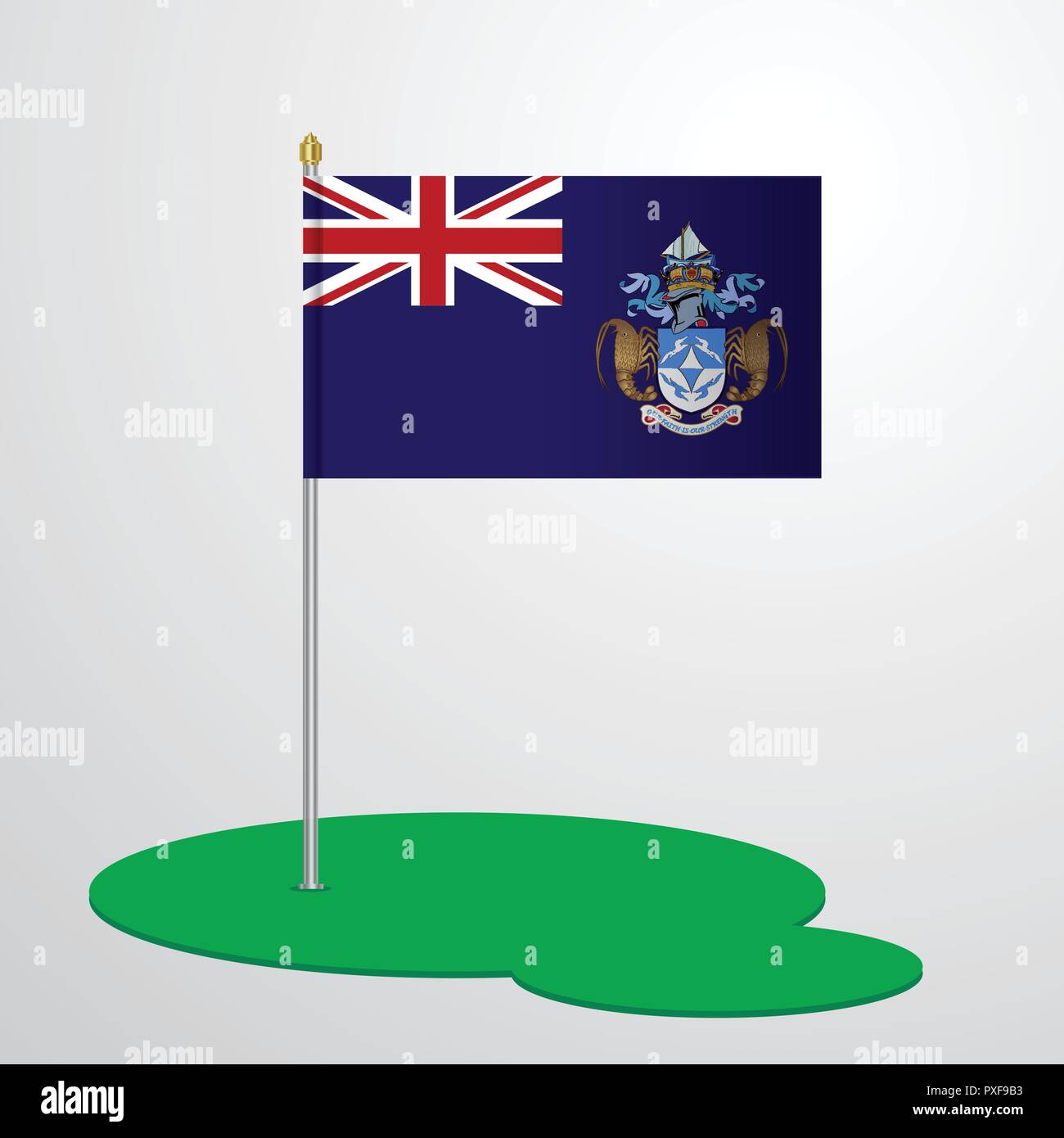 Ascension tristan da cunha flag hi-res stock photography and images - Alamy