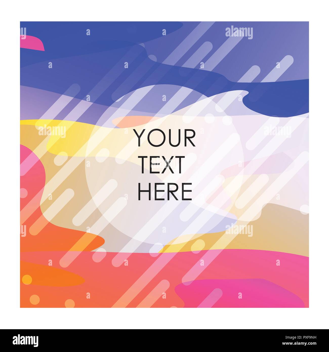 Colorful background with typography design vector Stock Vector Image ...