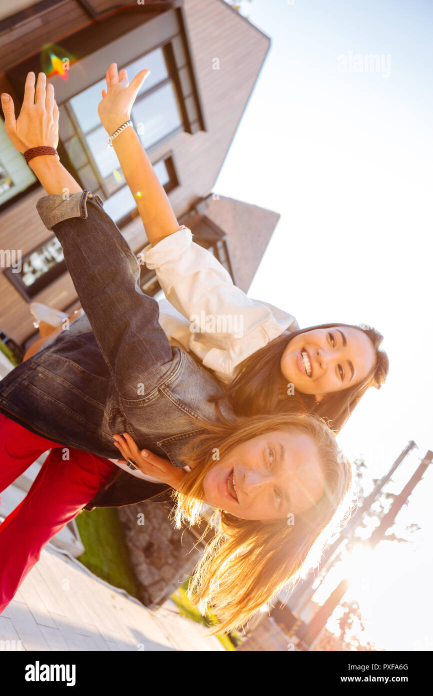 Asian couple residential area hi-res stock photography and images - Alamy