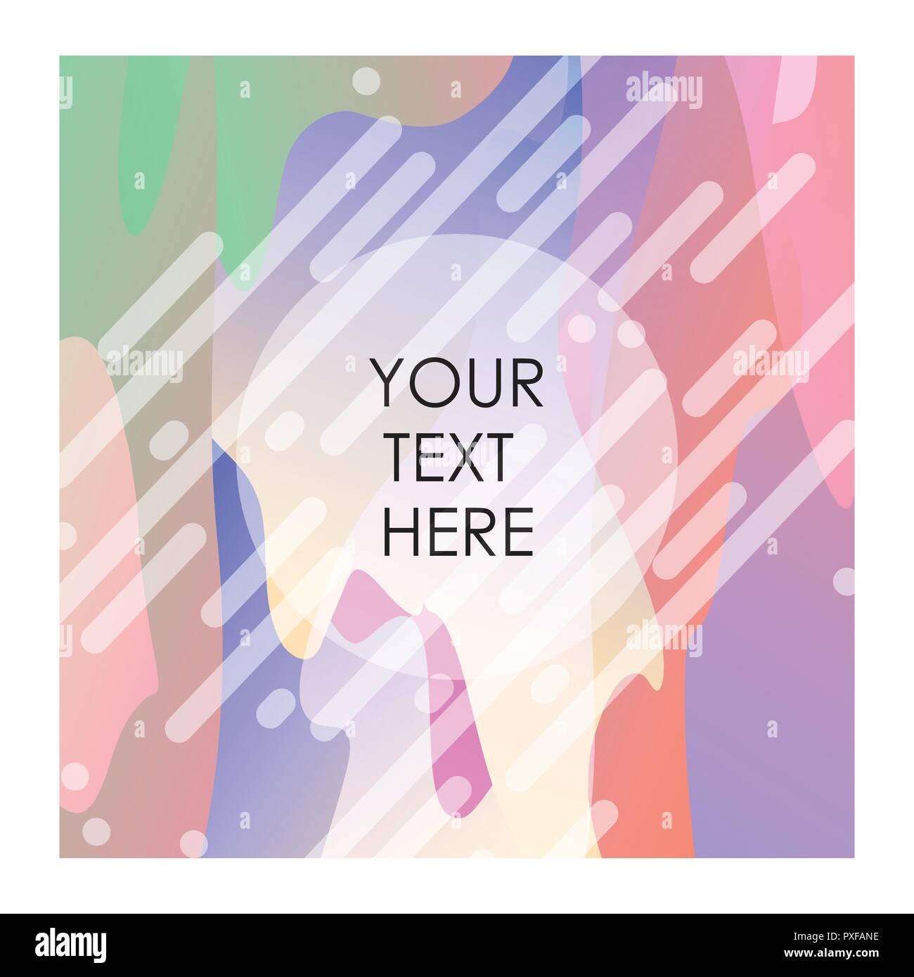 Colorful background with typography design vector Stock Vector Image ...