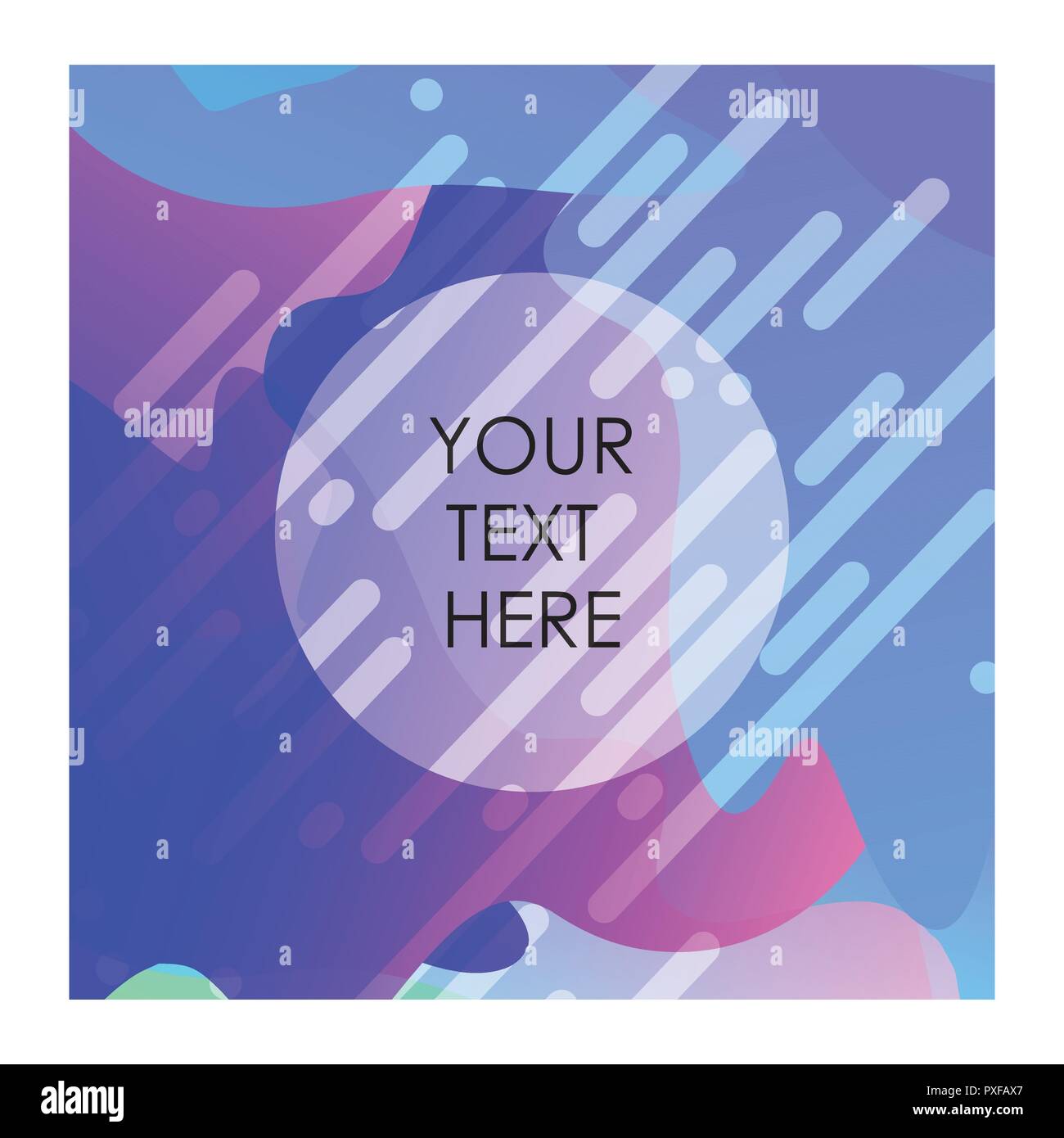 Colorful background with typography design vector Stock Vector Image ...