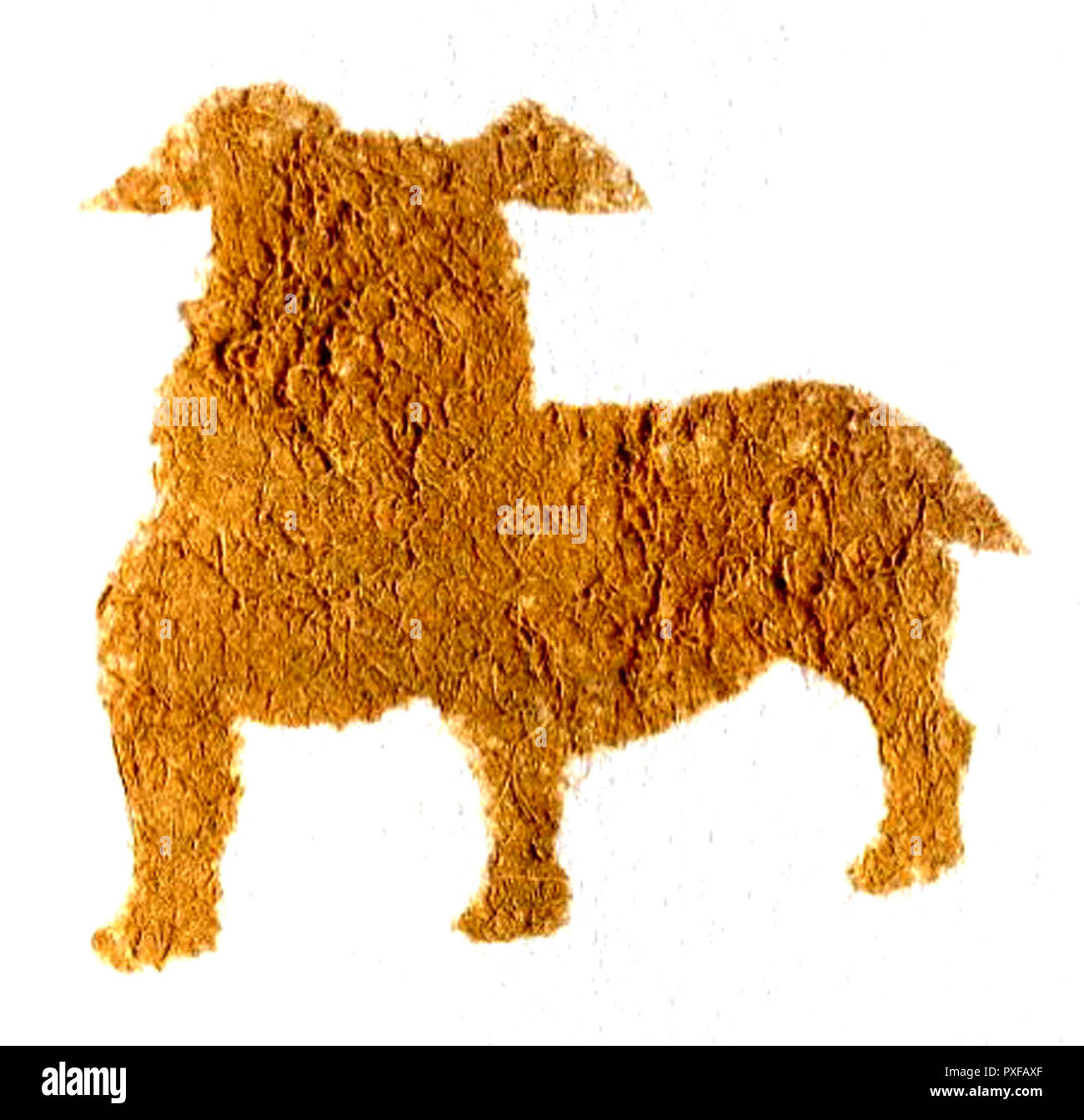 Stenciled Stylized Dog Stock Photo - Alamy