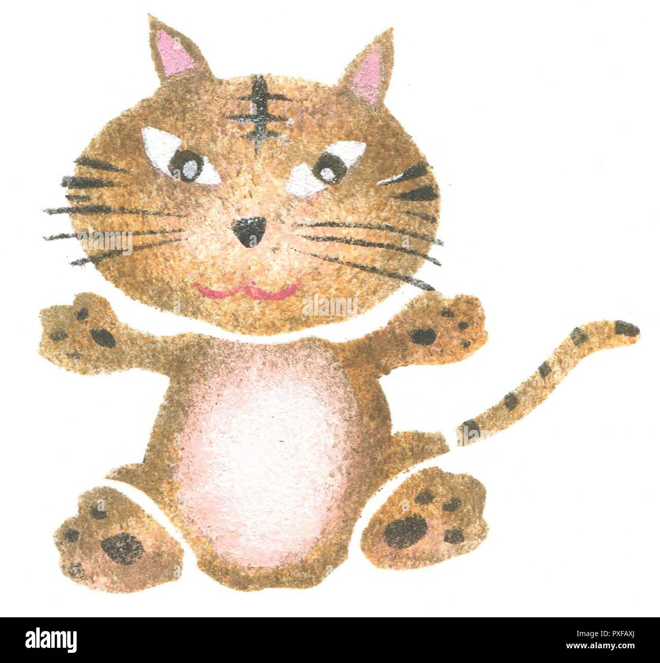 Stylized cat hi-res stock photography and images - Alamy