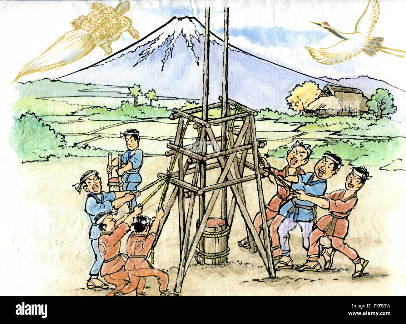 Leveling mountain hi-res stock photography and images - Alamy