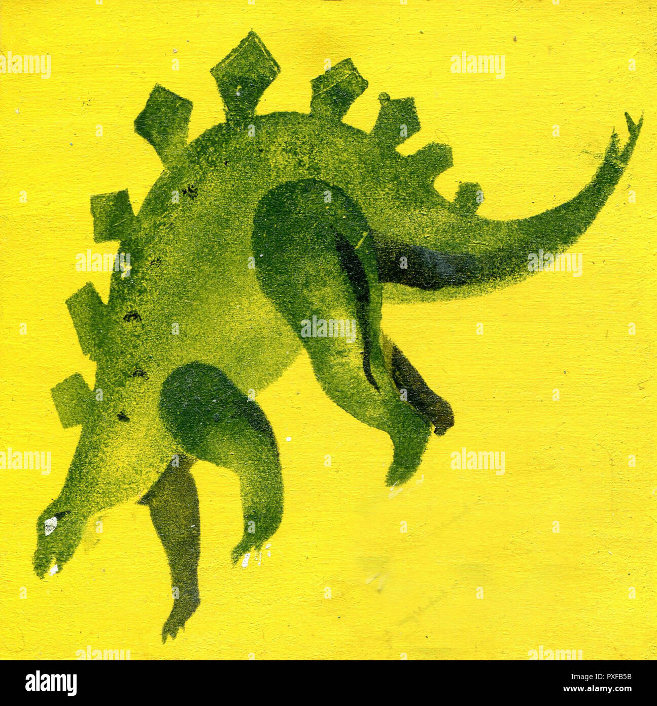Stegosaurus dinosaur illustration hi-res stock photography and images ...