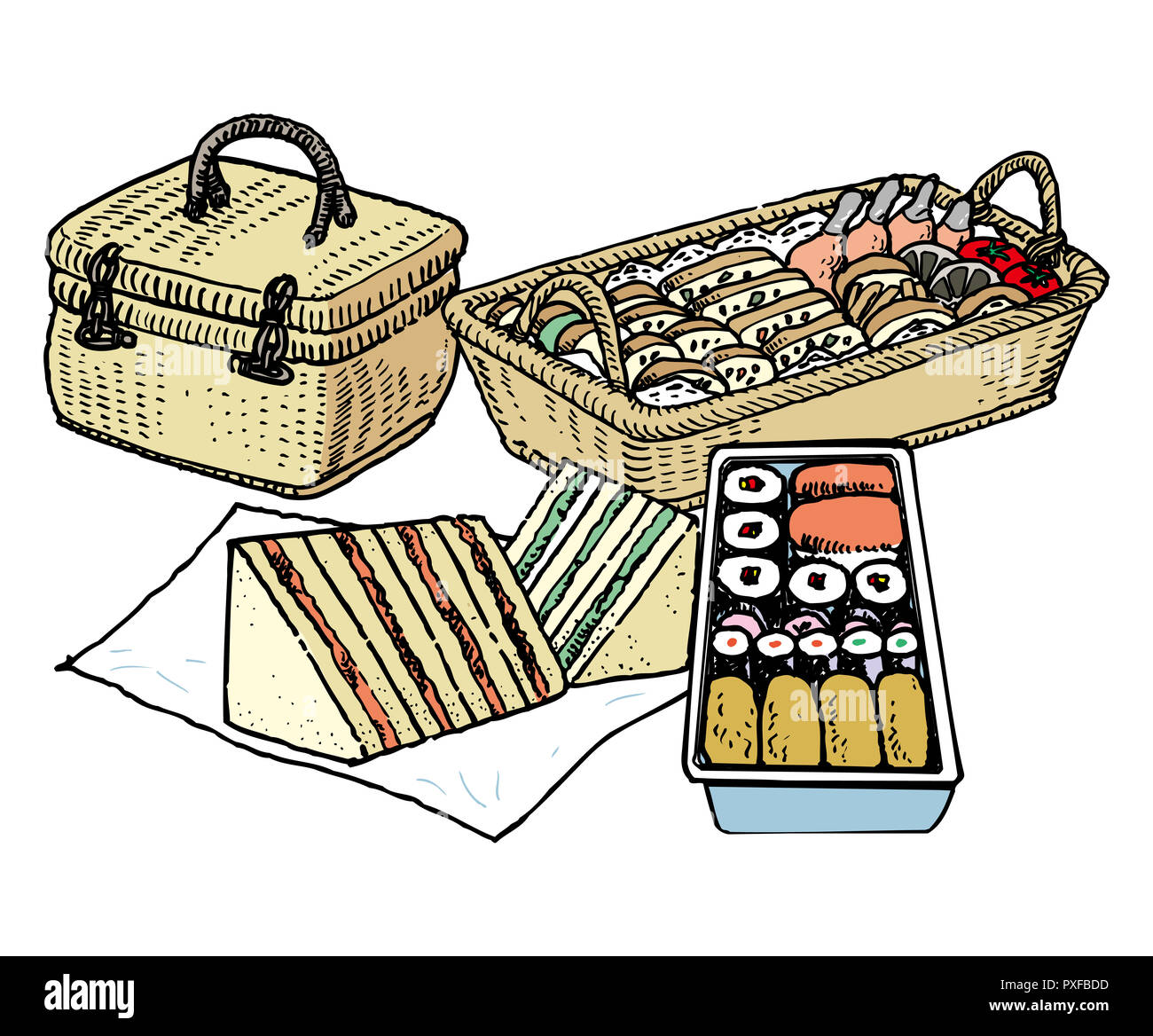 Bento making hi-res stock photography and images - Alamy