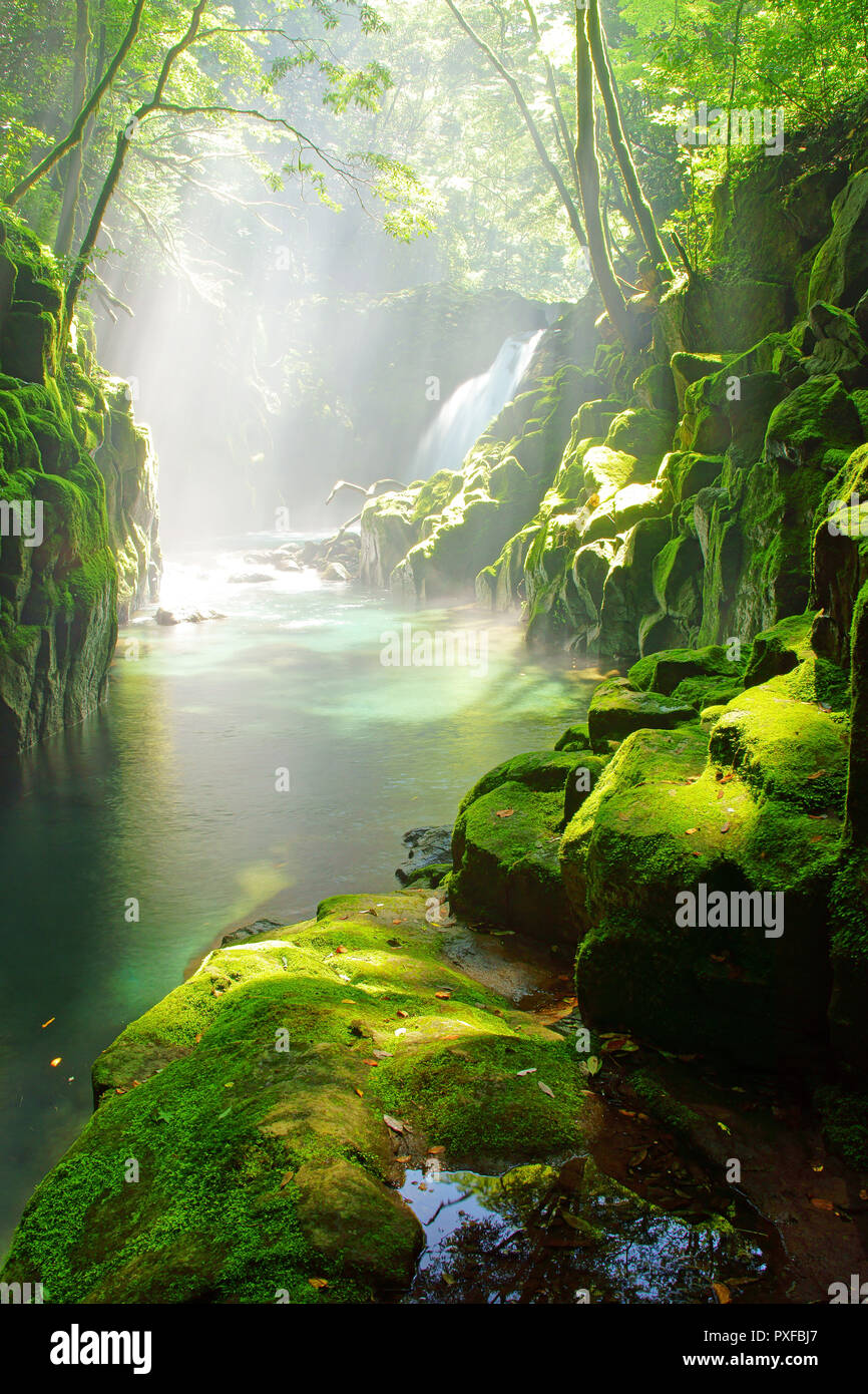 Kikuchi Gorge, Kumamoto Prefecture, Japan Stock Photo - Alamy