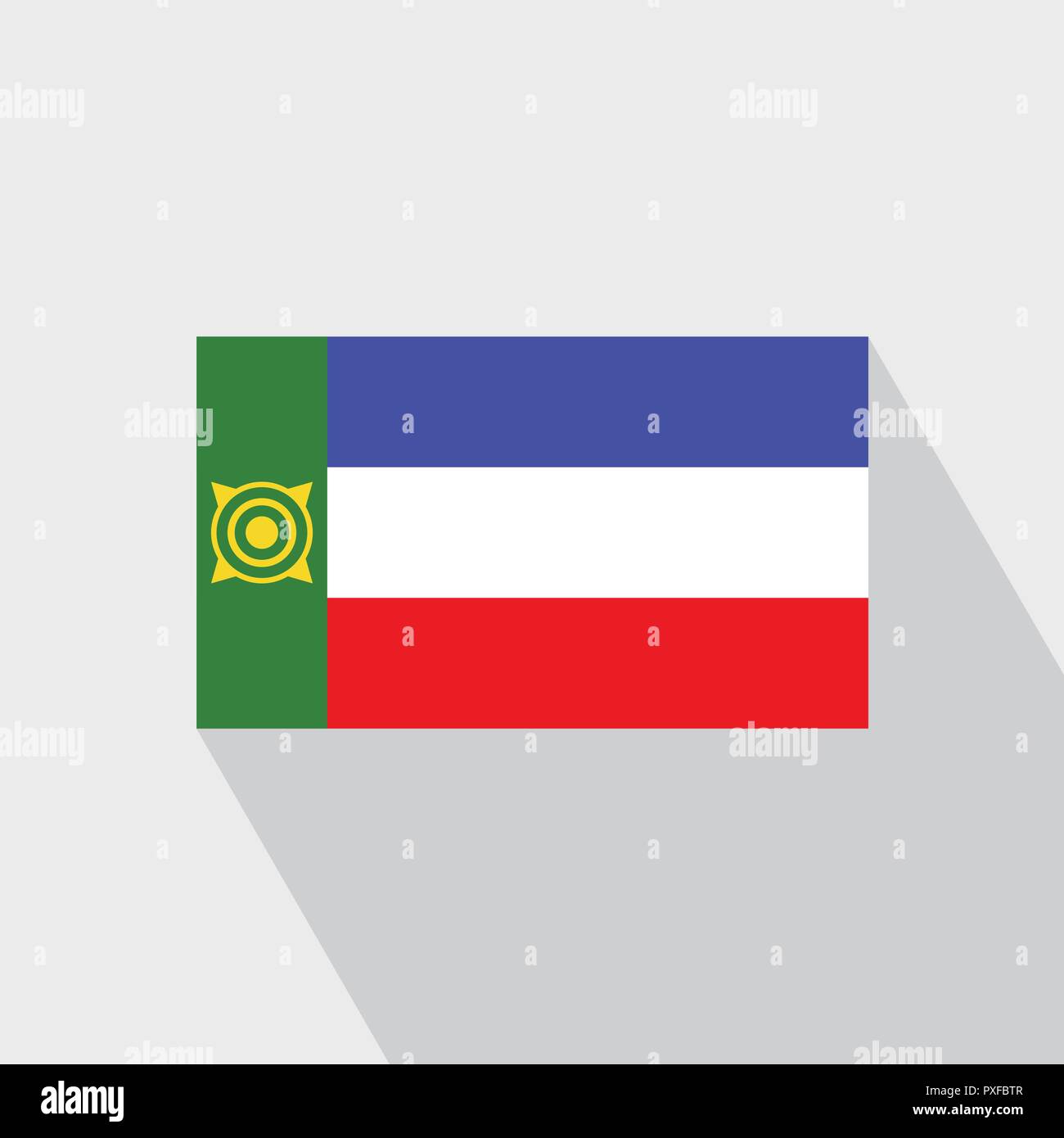 Flag of khakassia Stock Vector Images - Alamy