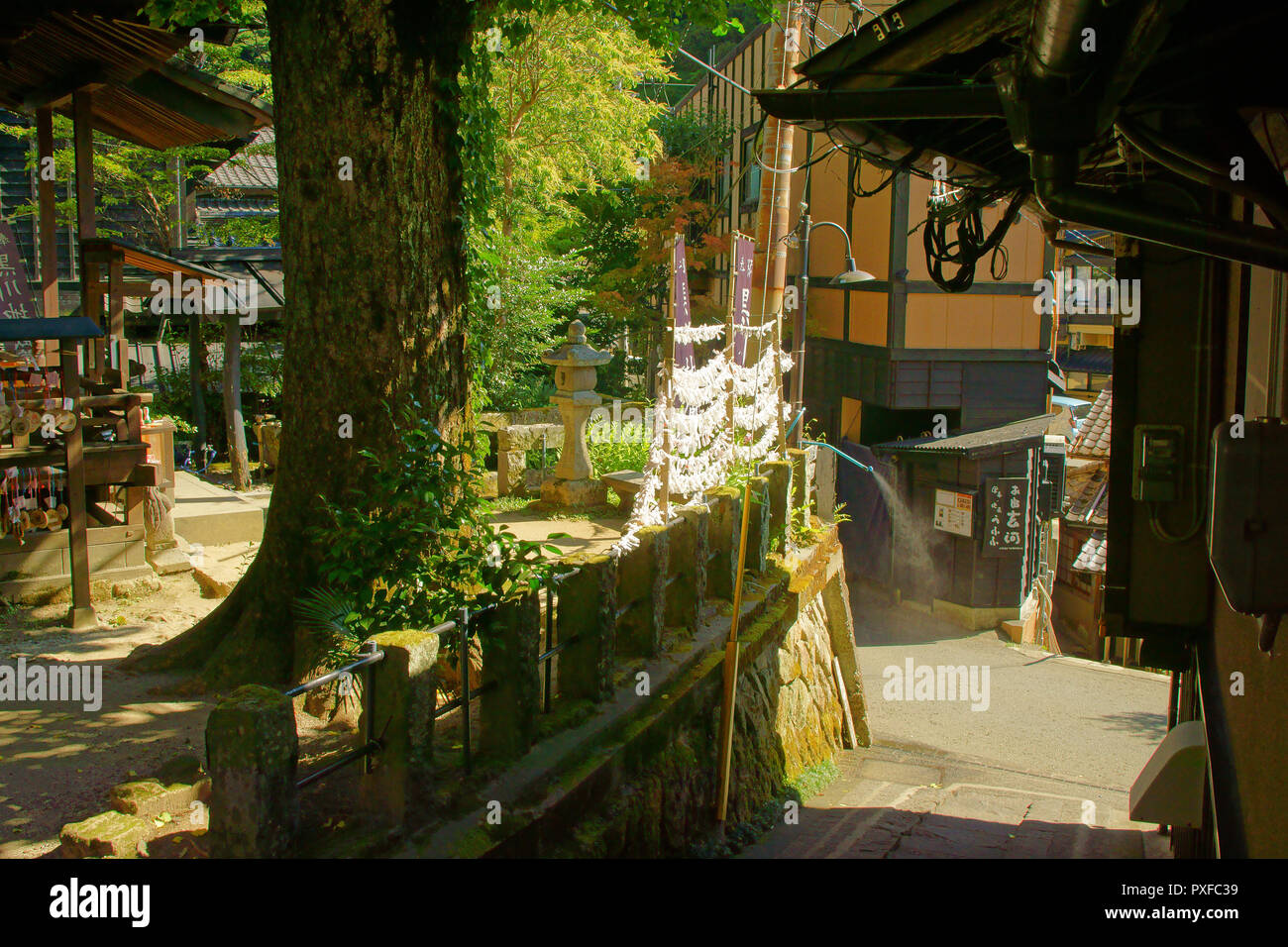Kurokawa Onsen (Hot springs) , Kumamoto Prefecture, Japan Stock Photo ...