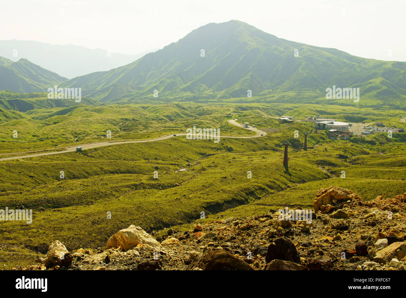 Aso Panorama line, Kumamoto Prefecture, Japan Stock Photo - Alamy