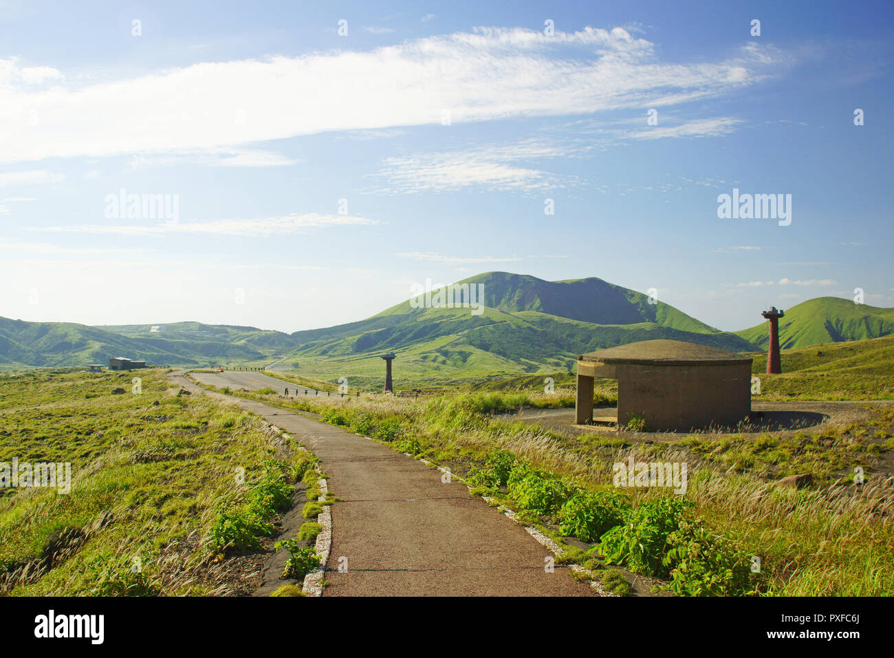 Aso Panorama line, Kumamoto Prefecture, Japan Stock Photo - Alamy