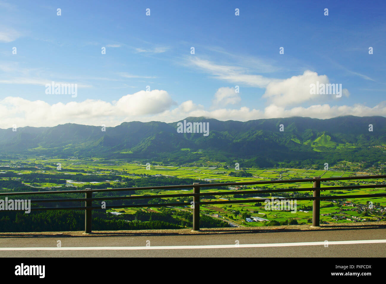 Aso Panorama line, Kumamoto Prefecture, Japan Stock Photo - Alamy