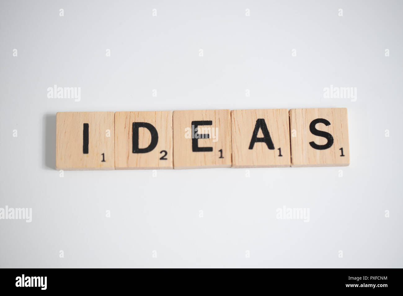 Bangkok, Thailand, October 22, 2018 - Scrabble letters spelling the ...