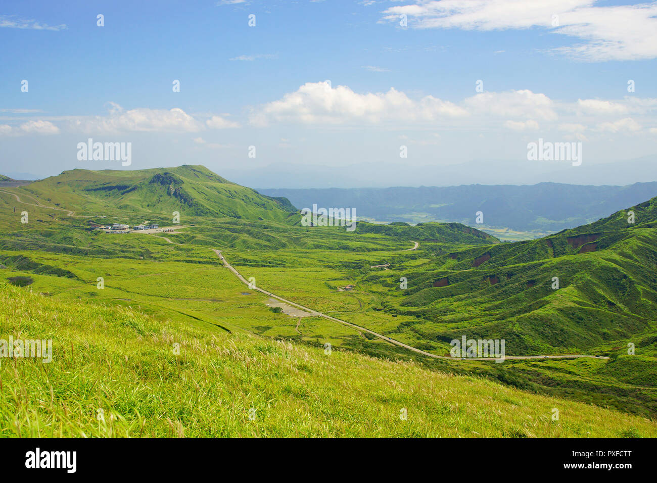 Aso Panorama line, Kumamoto Prefecture, Japan Stock Photo - Alamy