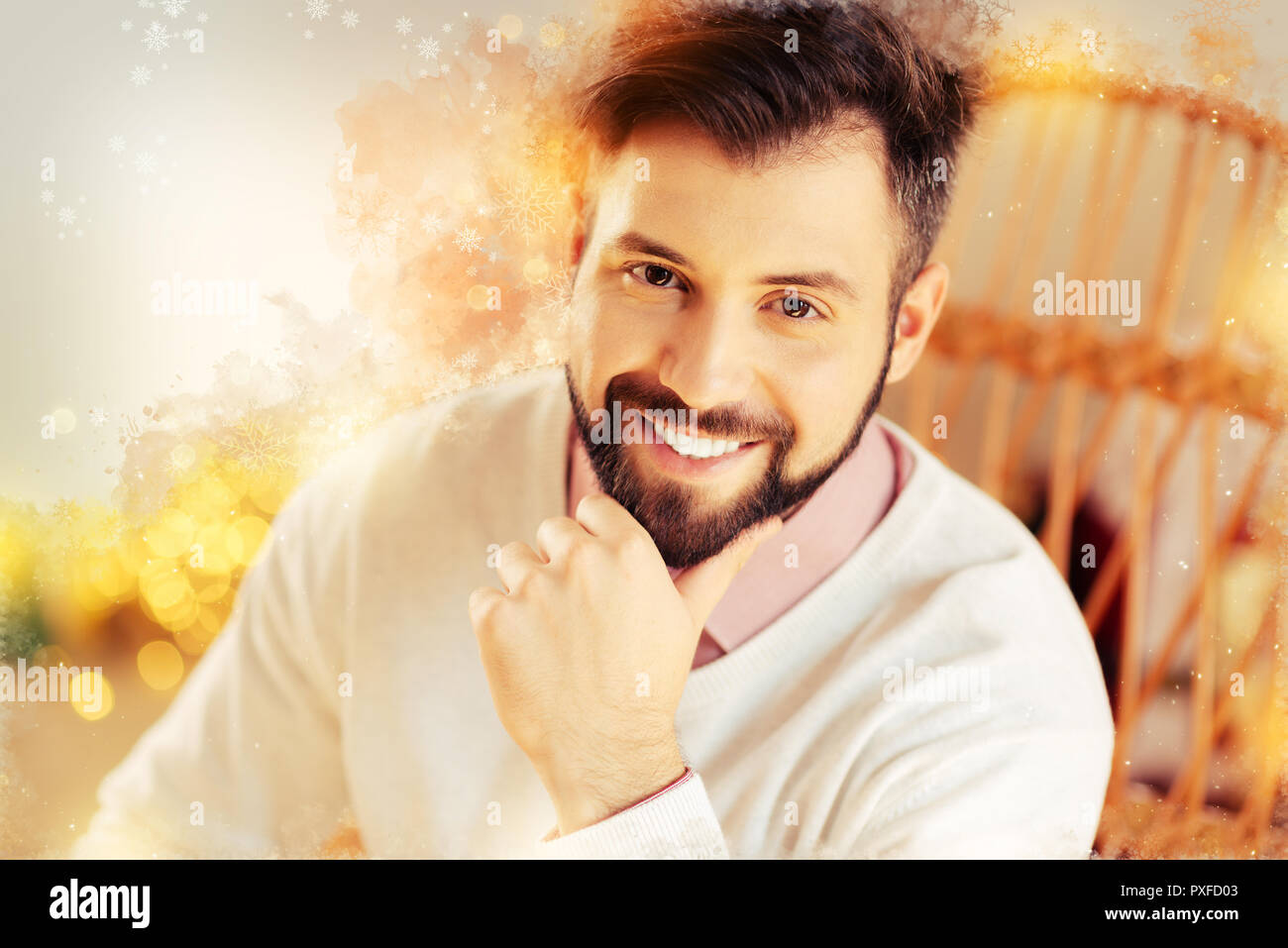 Dark handsome hi-res stock photography and images - Alamy
