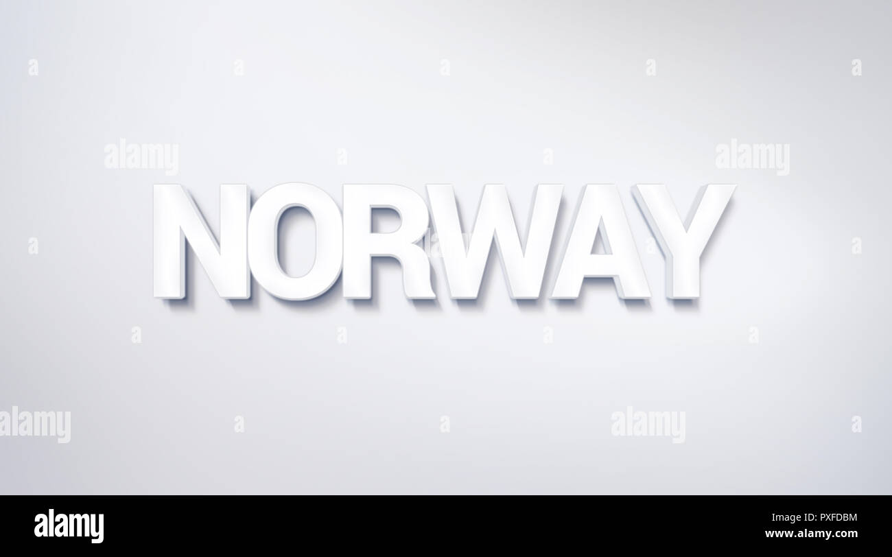 Norway, text design. calligraphy. Typography poster. Usable as ...