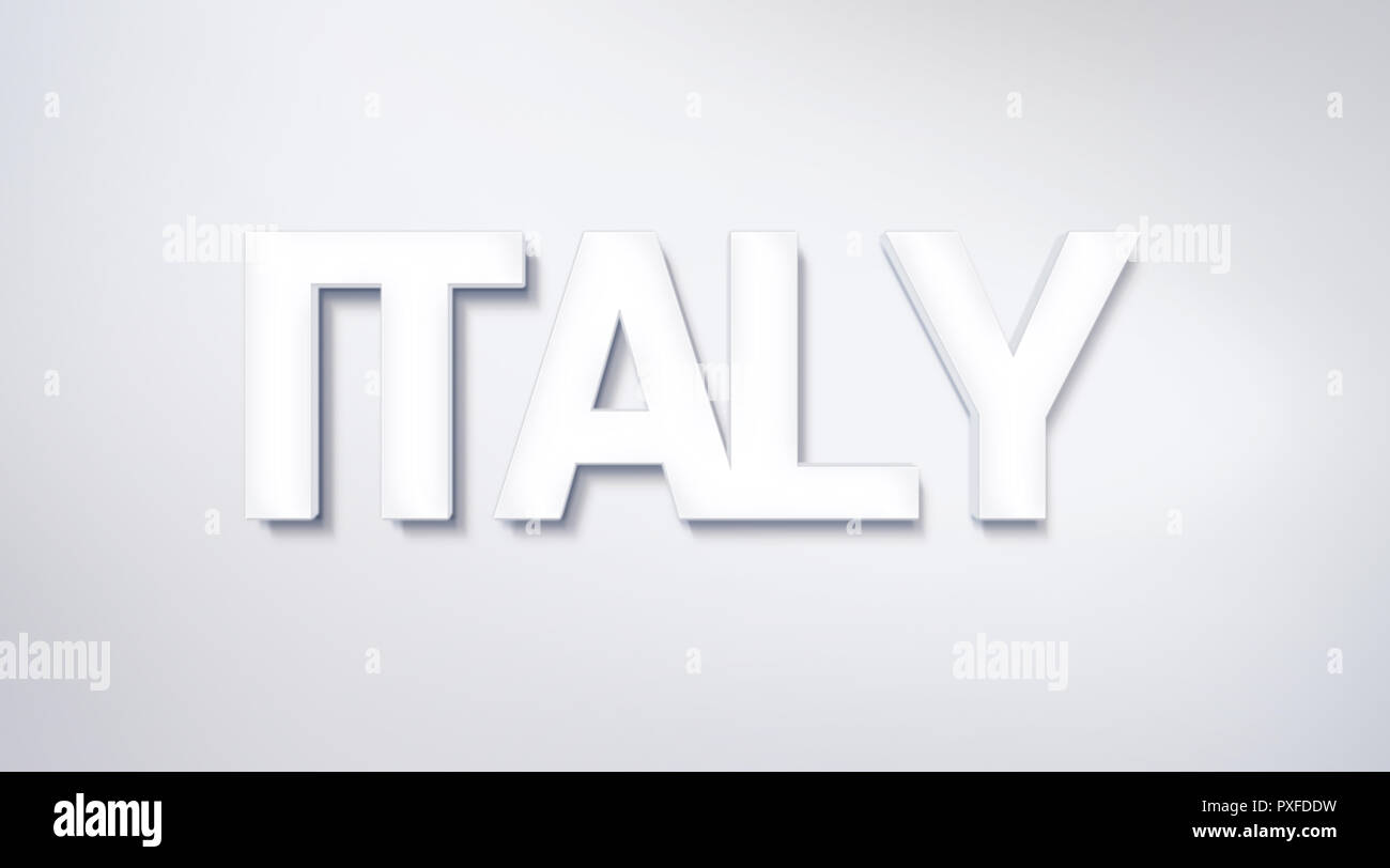 Italy, text design. calligraphy. Typography poster. Usable as Wallpaper ...