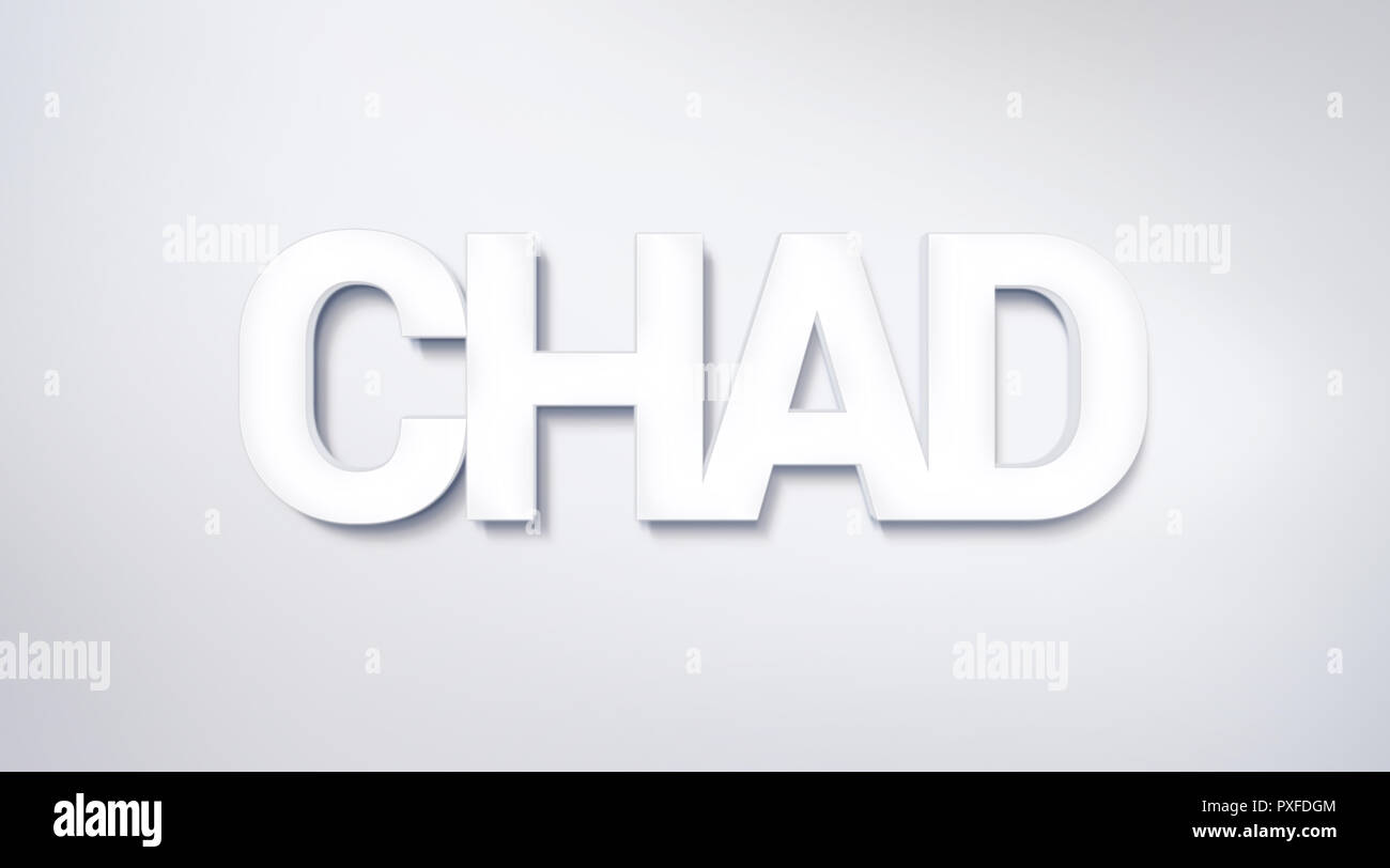 Chad, text design. calligraphy. Typography poster. Usable as Wallpaper ...