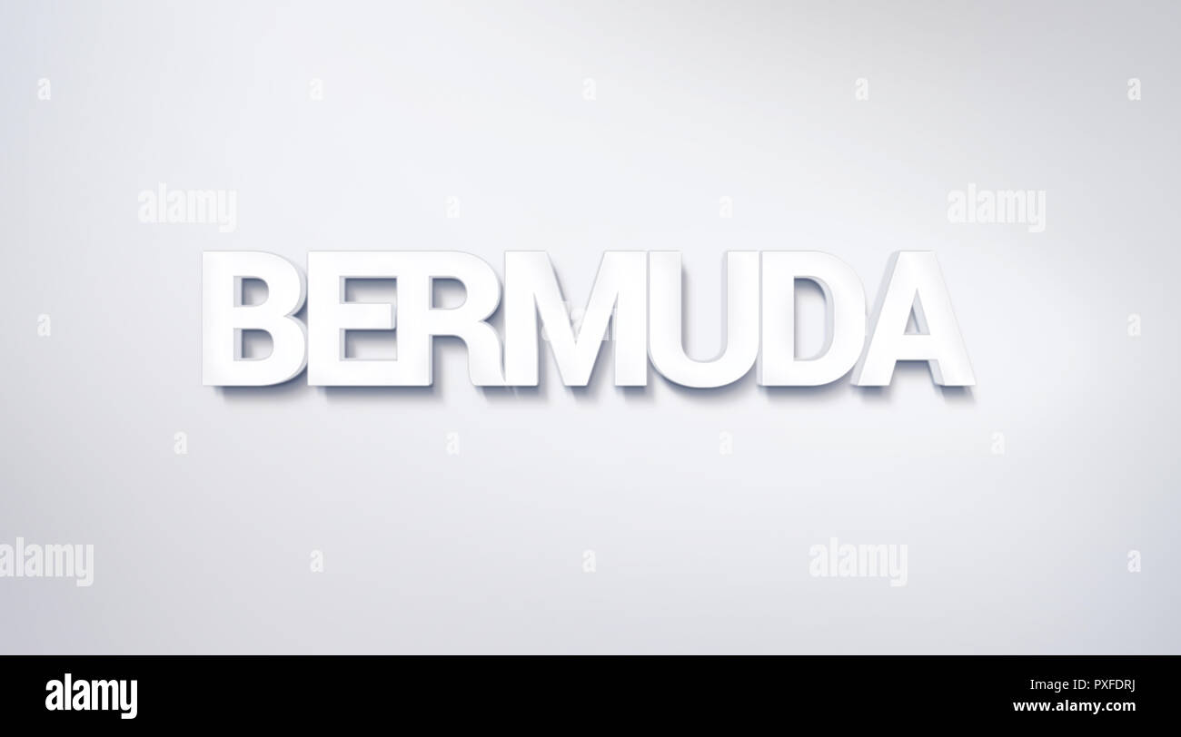 Bermuda, text design. calligraphy. Typography poster. Usable as ...