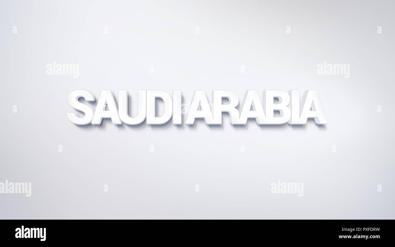 Saudi Arabia, text design. calligraphy. Typography poster. Usable as ...