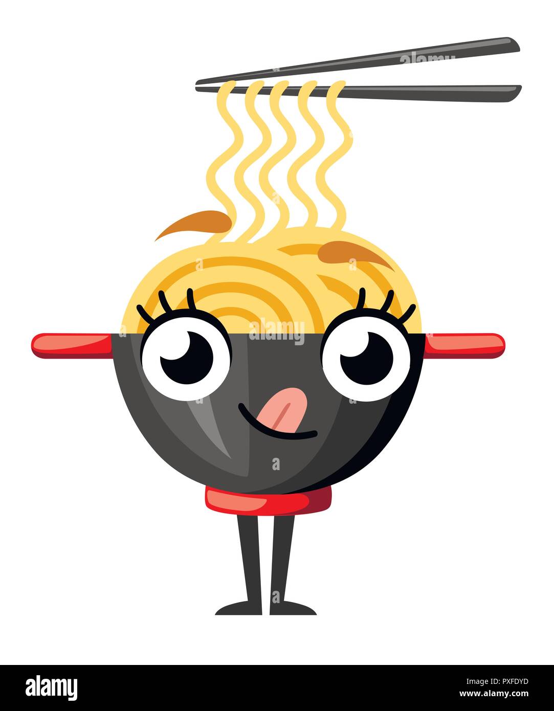 Noodle shop background Stock Vector Images - Alamy