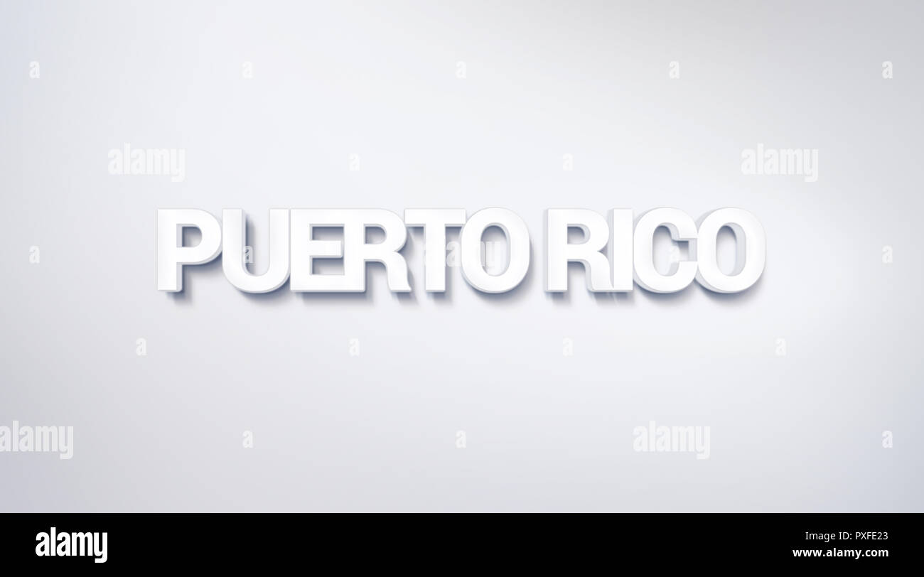 Puerto Rico, text design. calligraphy. Typography poster. Usable as ...