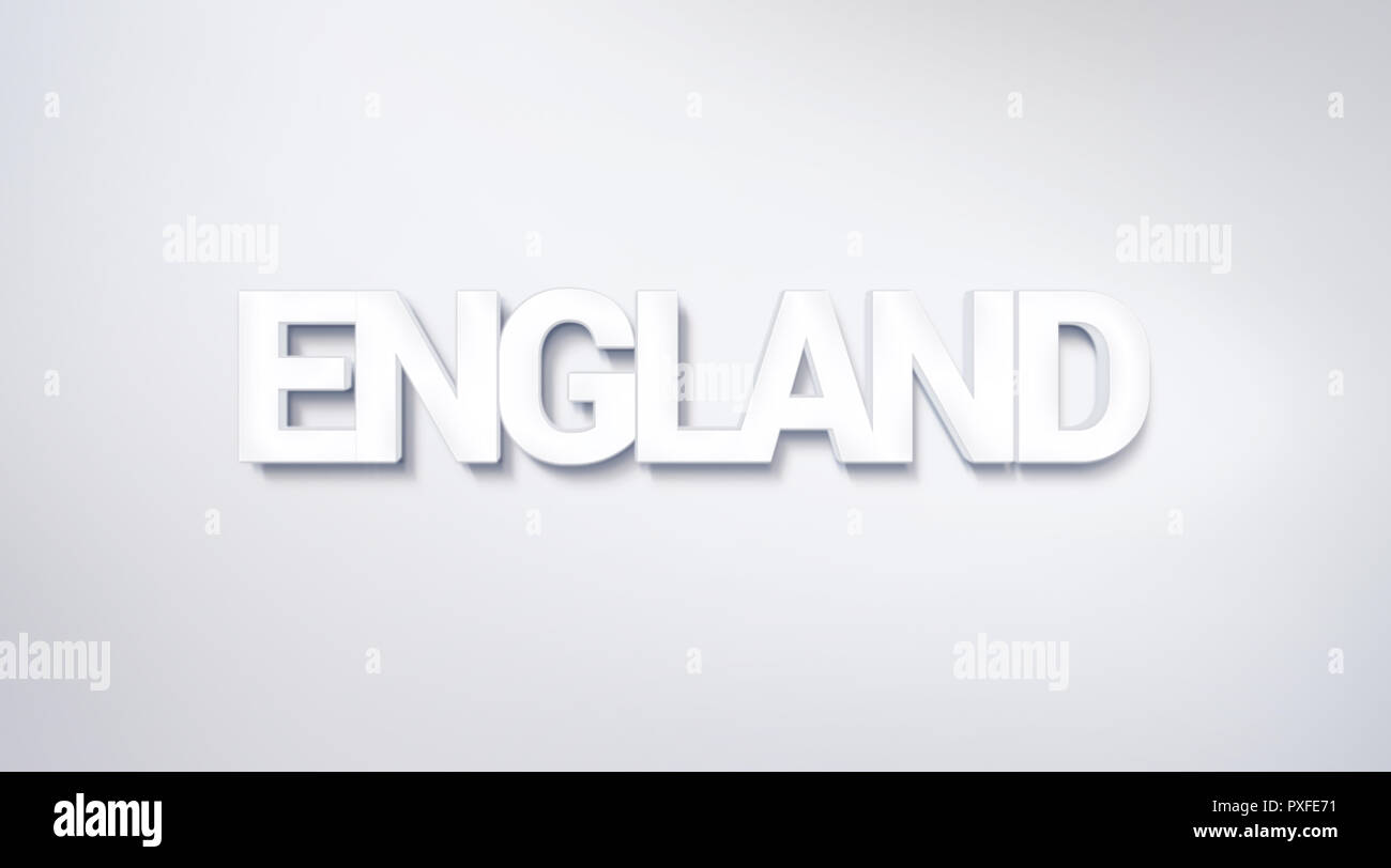 England, text design. calligraphy. Typography poster. Usable as ...