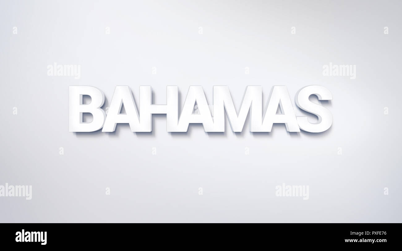 Bahamas, text design. calligraphy. Typography poster. Usable as ...