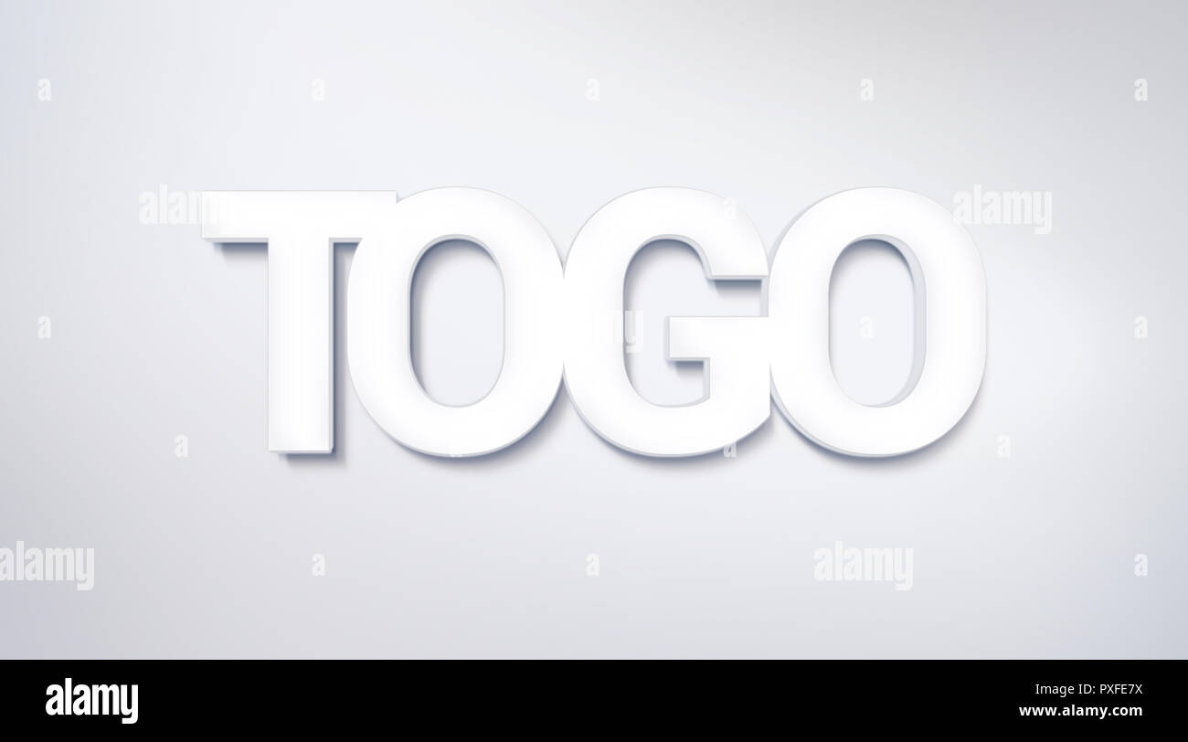 Togo, text design. calligraphy. Typography poster. Usable as Wallpaper ...