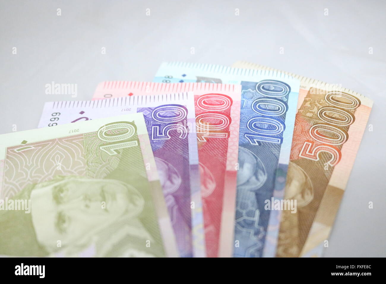 Pakistani currency mix note bundle Stock Photo - Alamy