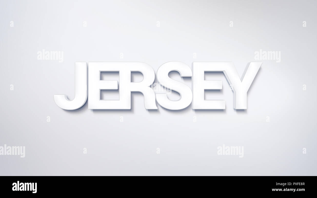 Jersey, text design. calligraphy. Typography poster. Usable as ...