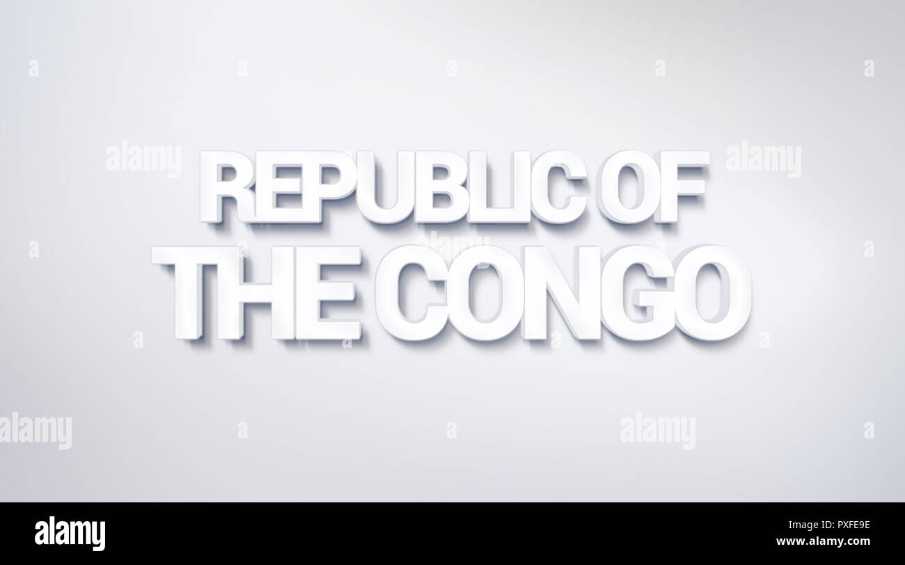 Republic of the Congo, text design. calligraphy. Typography poster ...
