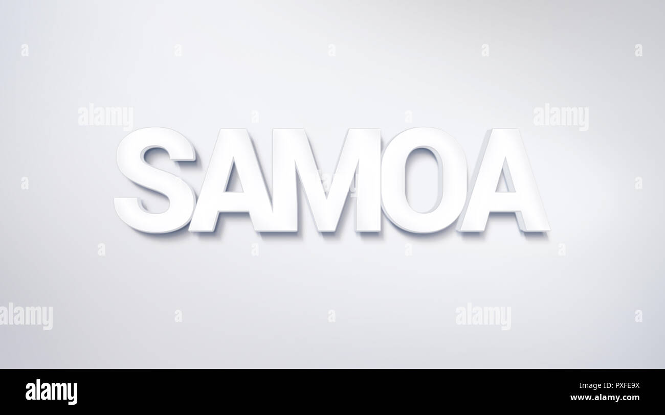 Samoa, text design. calligraphy. Typography poster. Usable as Wallpaper ...