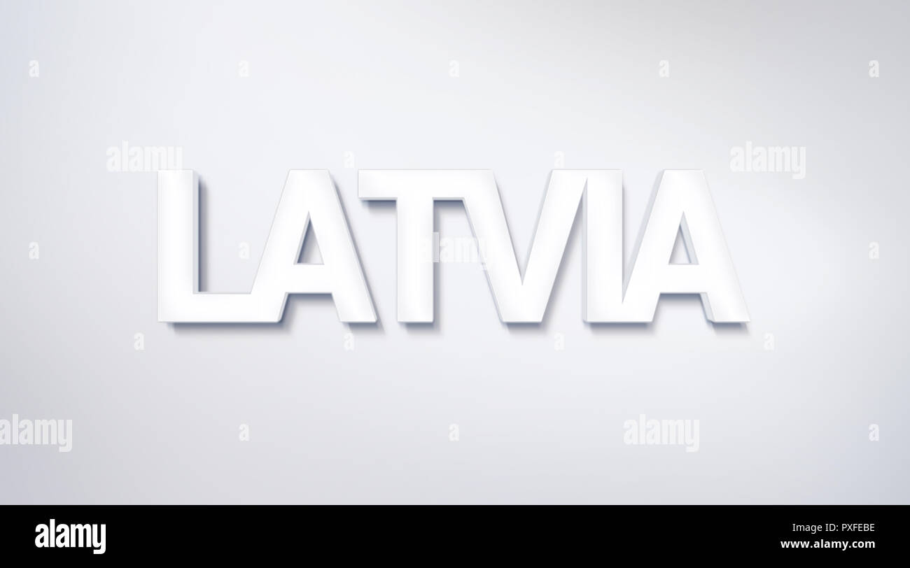 Latvia, text design. calligraphy. Typography poster. Usable as ...